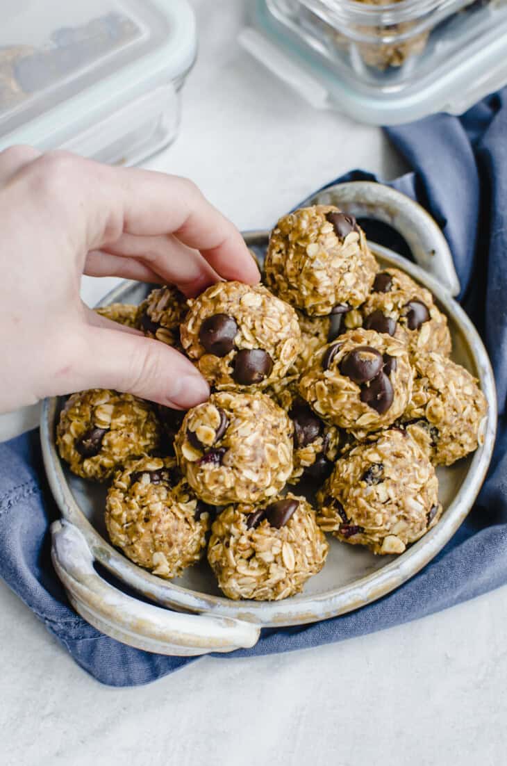 Powerball Cookies {The BEST No Bake Energy Bites!}
