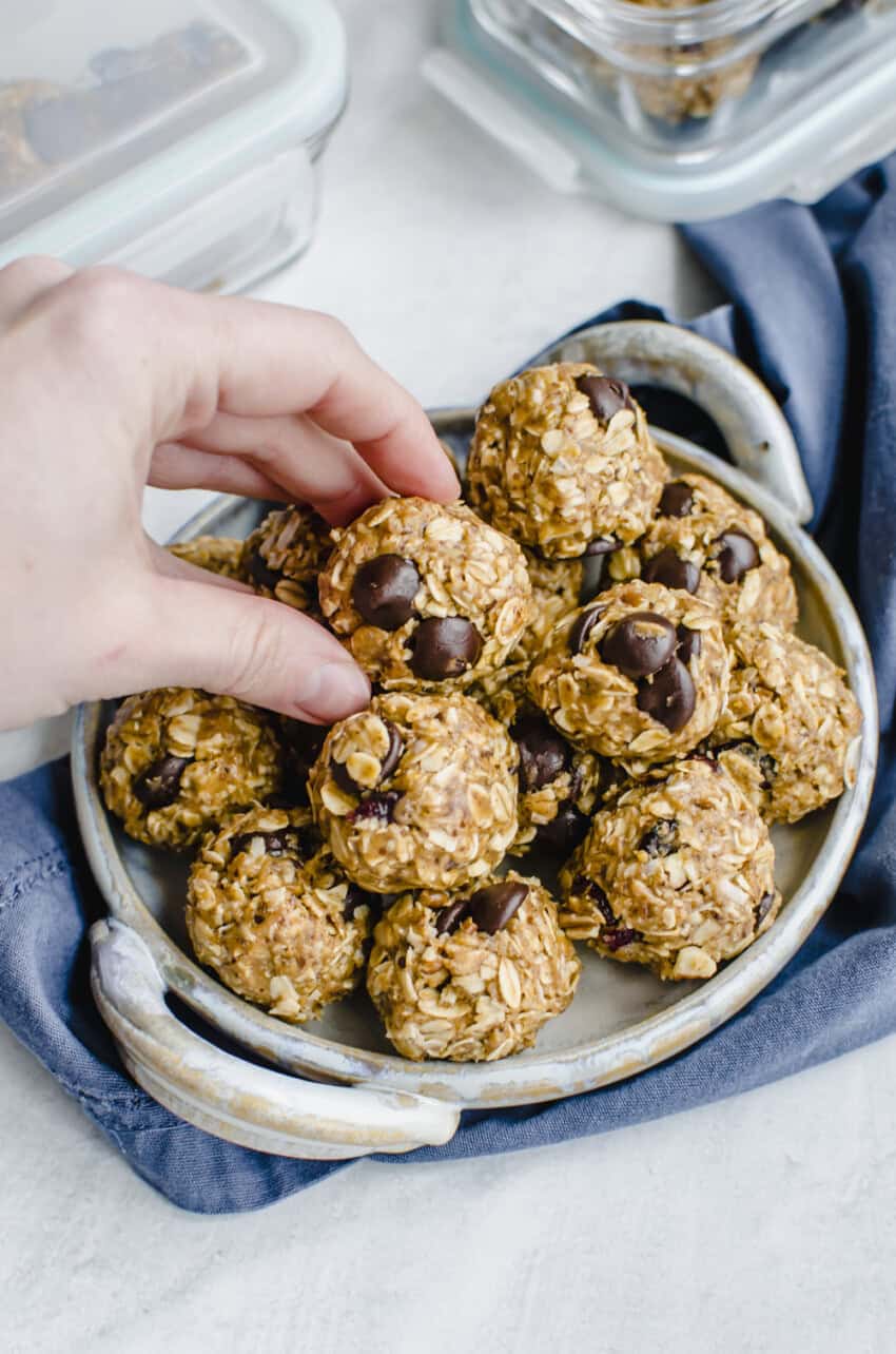 Powerball Cookies {The BEST No Bake Energy Bites!}