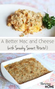 Healthy Mac and Cheese {with Sneaky Sweet Potato}