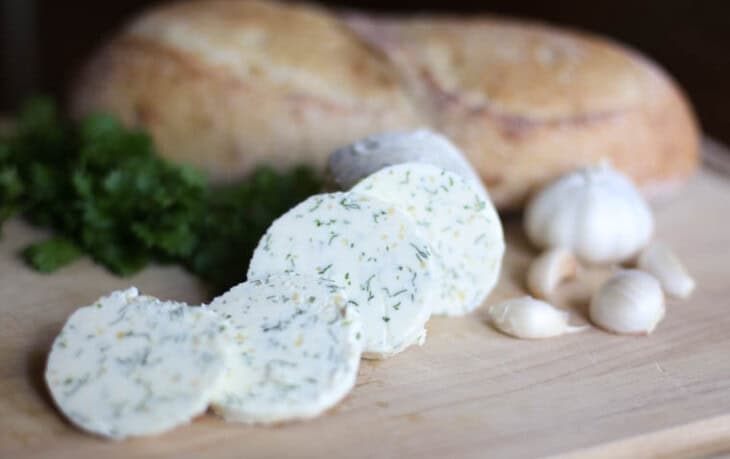Garlic Herb Butter (3-Ingredients!) - Thriving Home