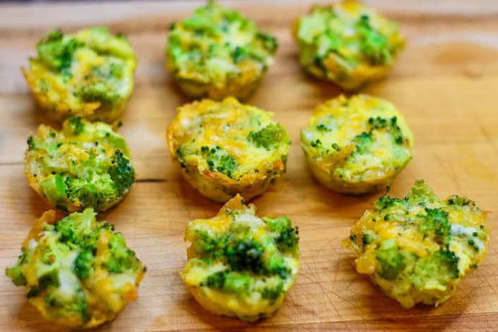 Mini Broccoli Cheddar Bites - Thriving Home