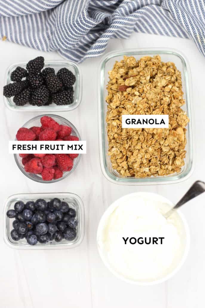 Make Ahead Yogurt Parfaits - Thriving Home