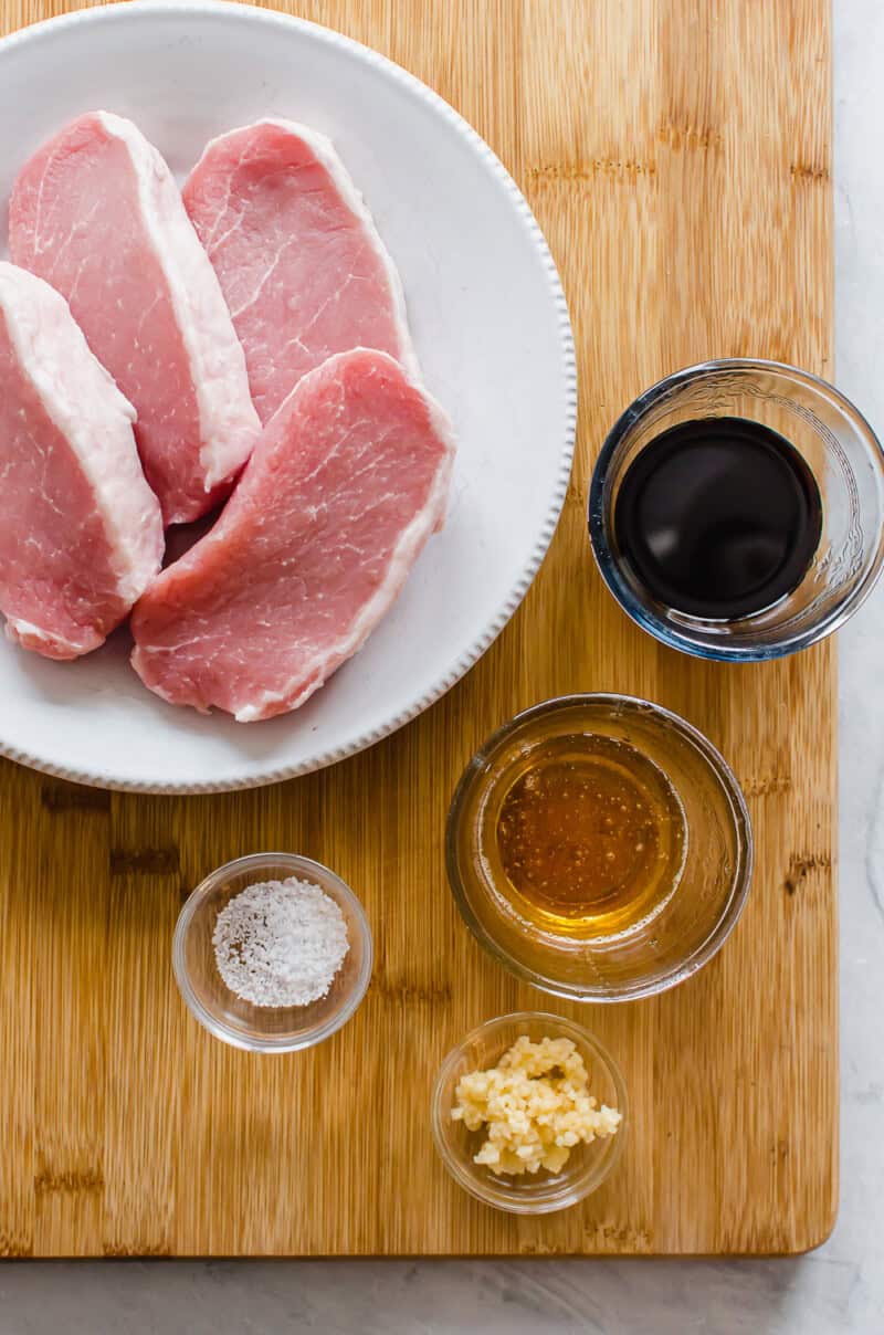 Sweet & Savory Baked Boneless Pork Chops (4 Ingredients!)