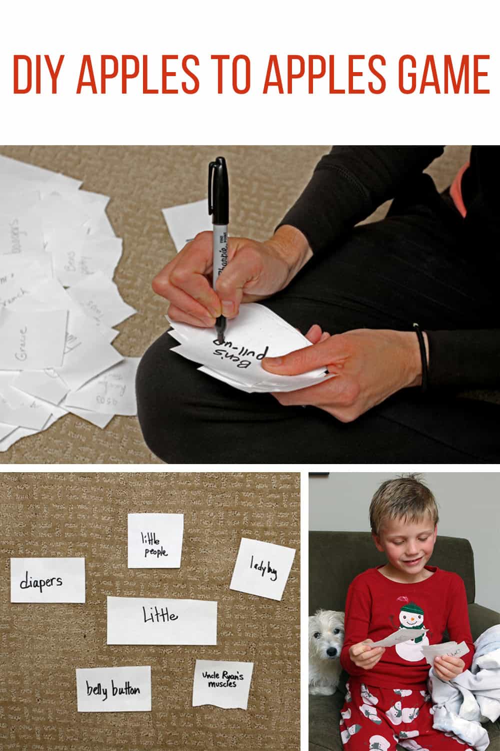DIY Apples to Apples Game - Thriving Home