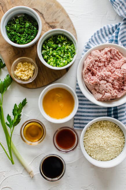 Asian Turkey Meatballs (with Sweet Soy Dipping Sauce)