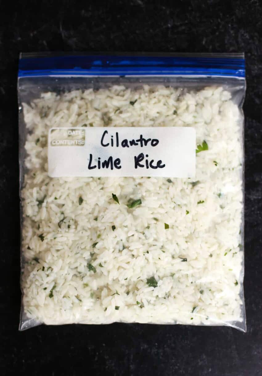 Instant Pot Cilantro Lime Rice - Thriving Home