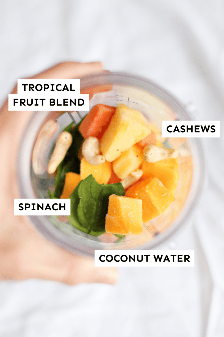 Tropical Smoothie Recipe (4-Ingredients!) - Thriving Home