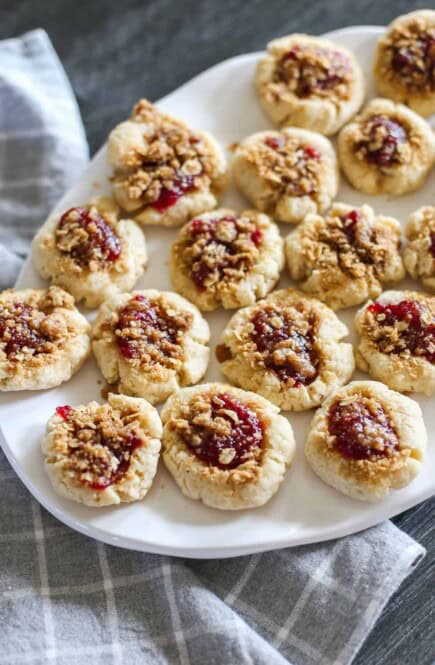 Raspberry Crumble Cookies - Thriving Home