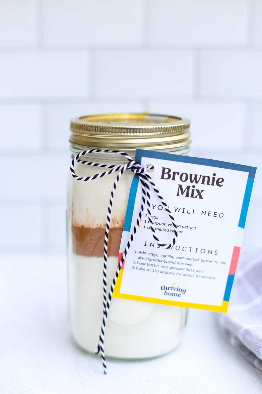 Easy Homemade Brownie Mix