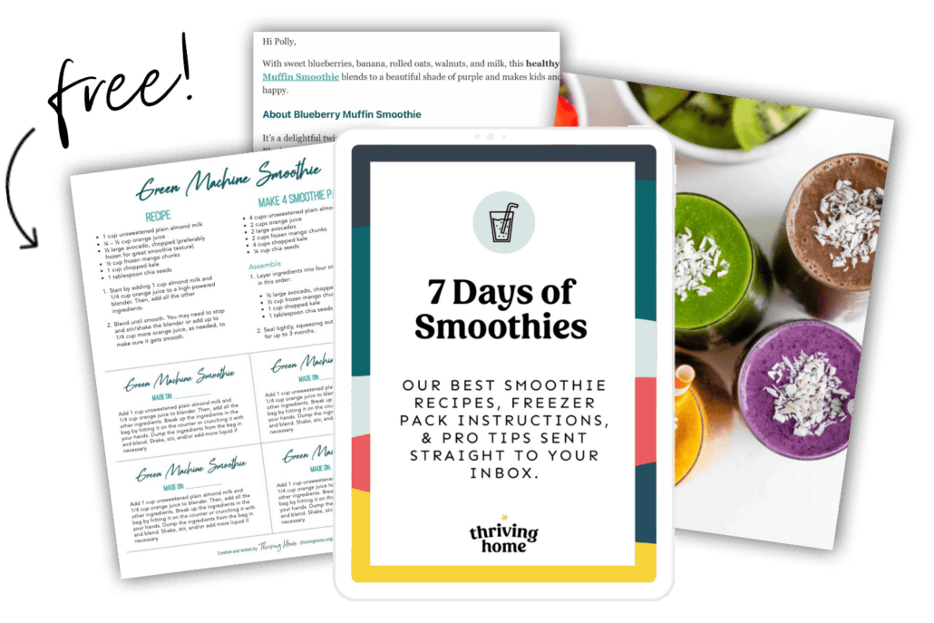 7 EASY Frozen Smoothie Packs {+ Printable Labels & Shopping List}