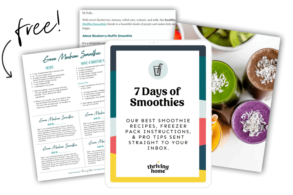 7 EASY Frozen Smoothie Packs {+ Printable Labels & Shopping List}