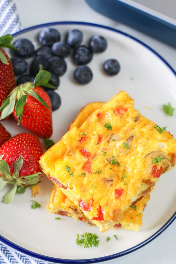 Easy Baked Omelette (Done in 30 Minutes!) - Thriving Home