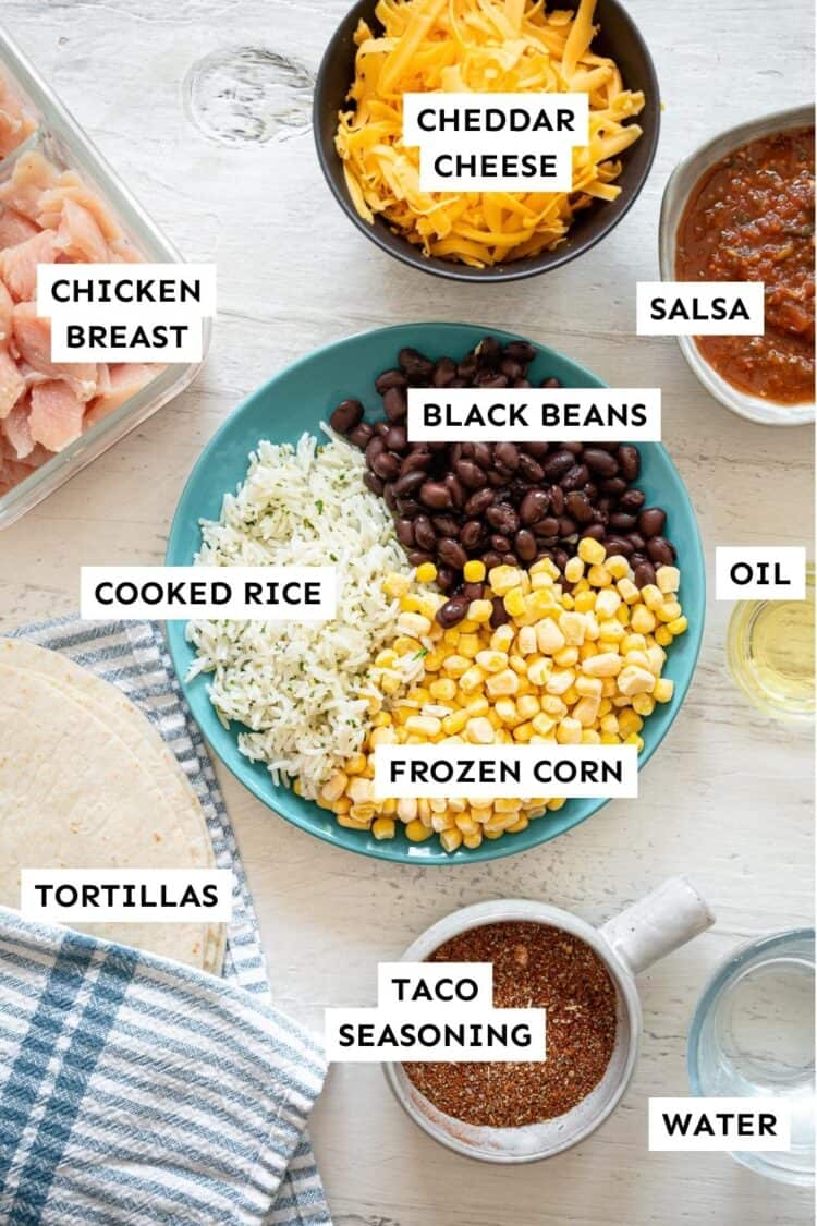 On-The-Go Chicken Burritos - Thriving Home