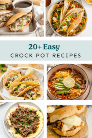 20+ Easy Crock Pot Recipes (Well-Tested & Delicious!)