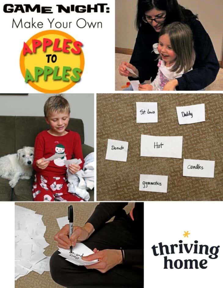 DIY Apples to Apples Game - Thriving Home