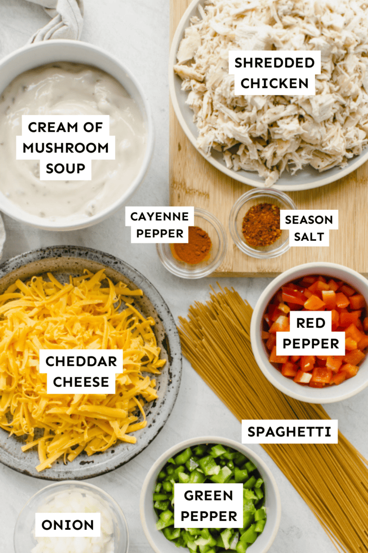 Chicken Spaghetti {Freezer Friendly + Video Included!}