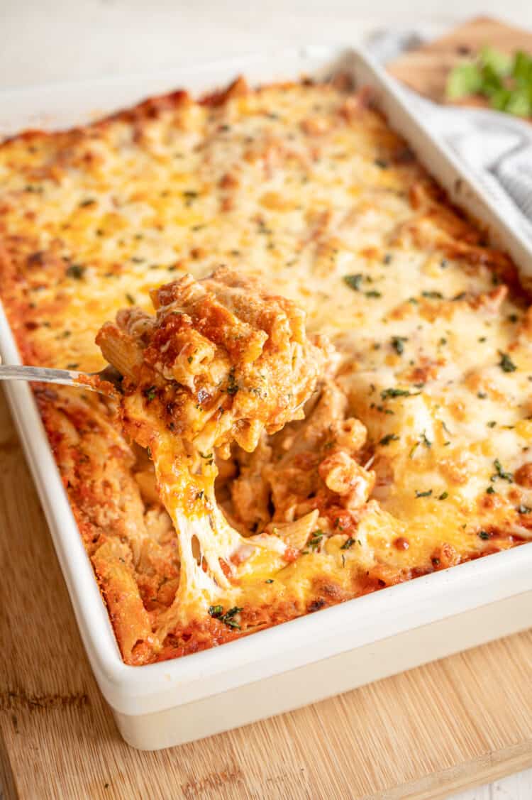 Easy Cheesy Baked Pasta - Thriving Home