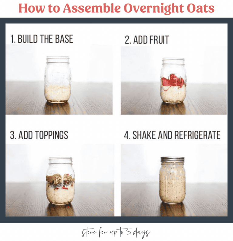 7 Overnight Oats Recipes (Free Printable!)