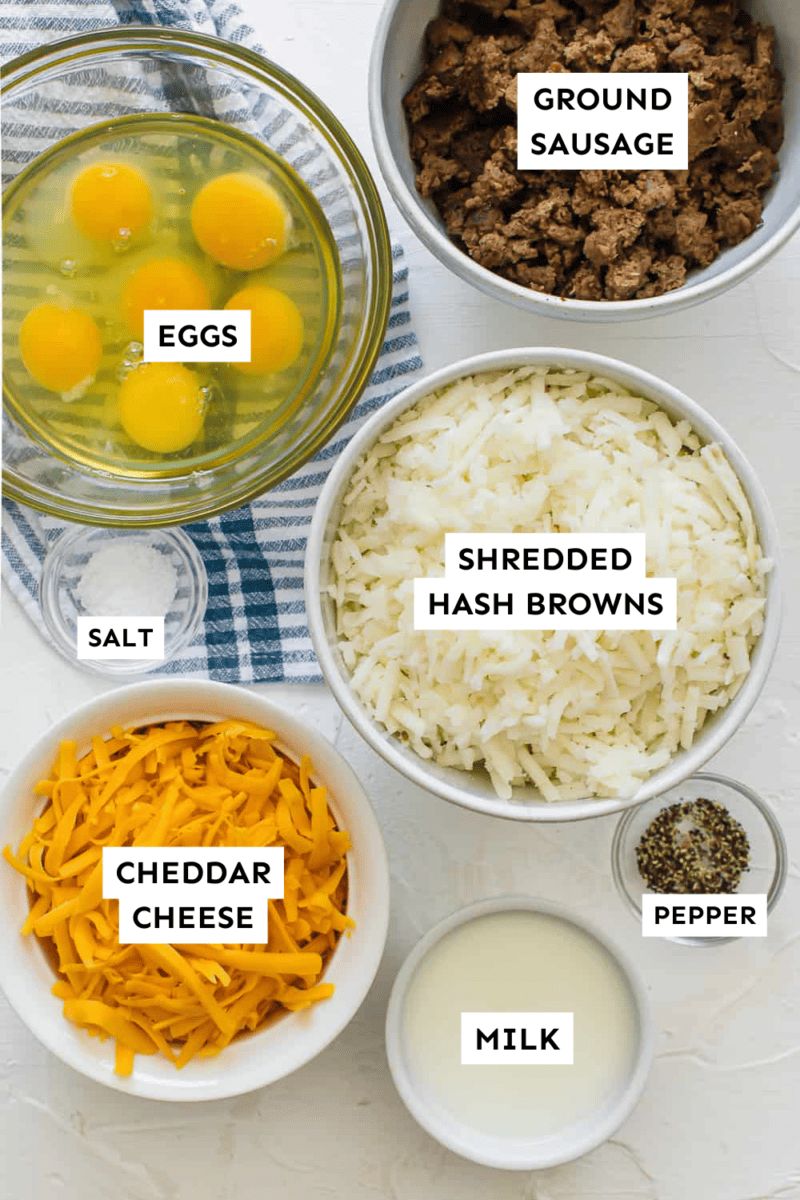 5-Ingredient Breakfast Casserole with Hash Browns