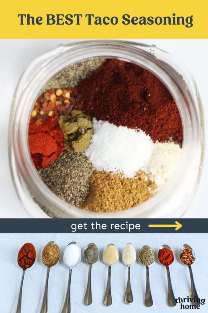 Easy Taco Seasoning Recipe (with Pantry Ingredients!)