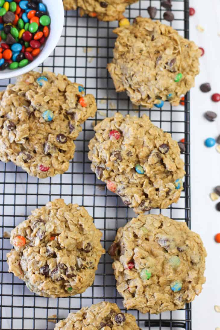 The Best EVER Monster Cookies - Thriving Home
