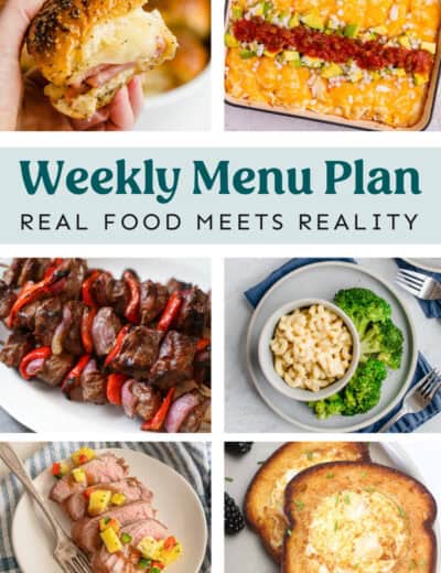 Free Weekly Menu Plans - Thriving Home
