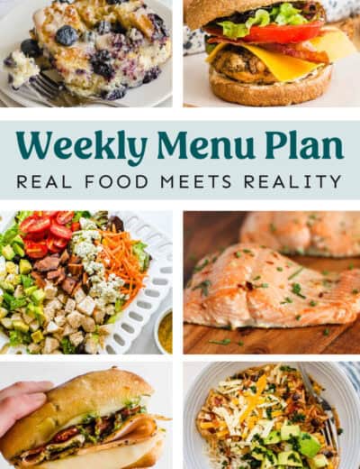 Free Weekly Menu Plans - Thriving Home