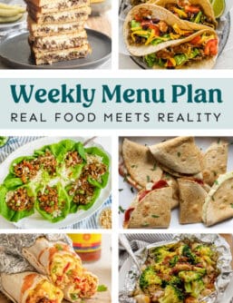 Free Weekly Menu Plans - Thriving Home