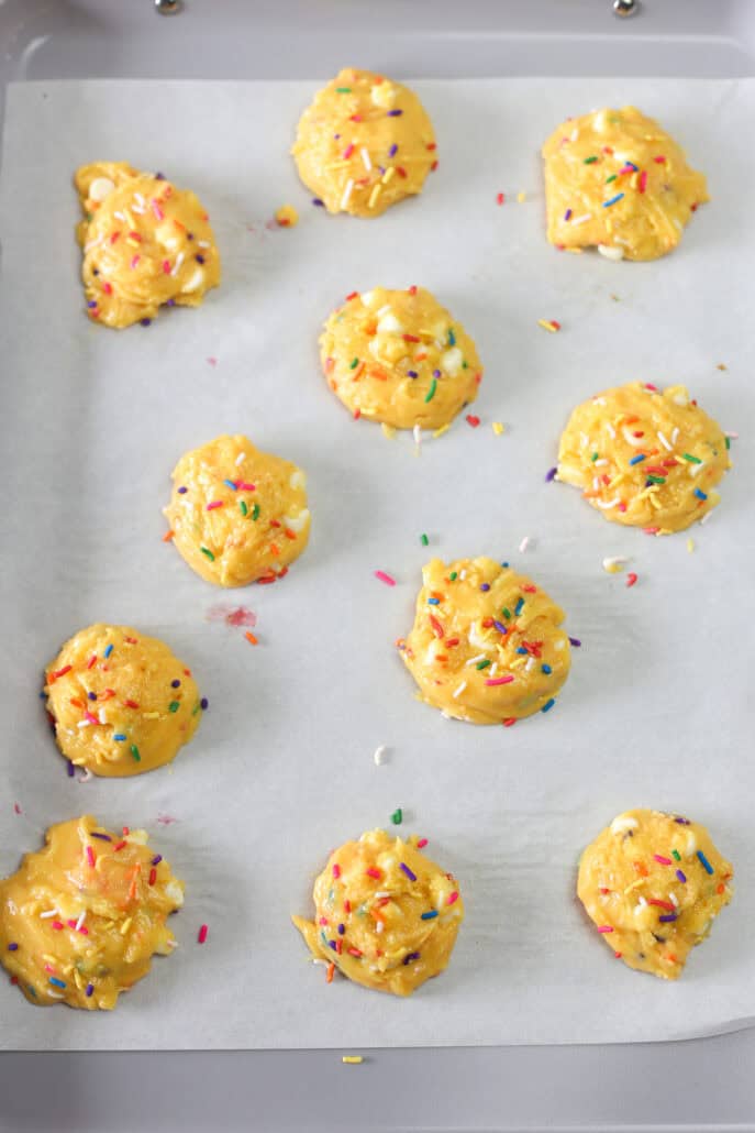 Funfetti Cake Mix Cookies - Thriving Home
