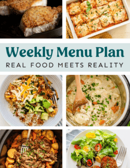 Free Weekly Menu Plans - Thriving Home