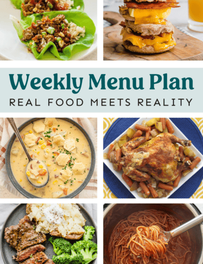 Free Weekly Menu Plans - Thriving Home