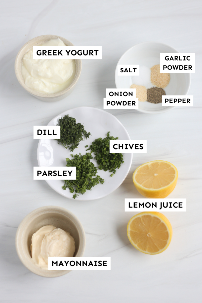 Healthy Homemade Ranch Dip with Greek Yogurt - Thriving Home