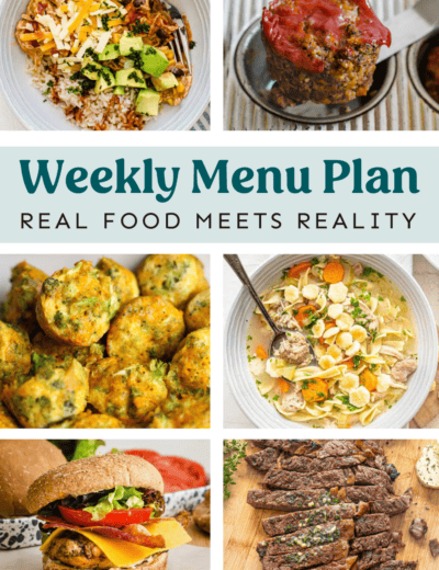 Free Weekly Menu Plans - Thriving Home