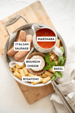 20-Minute Sausage Rigatoni (with Boursin Cheese) - Thriving Home