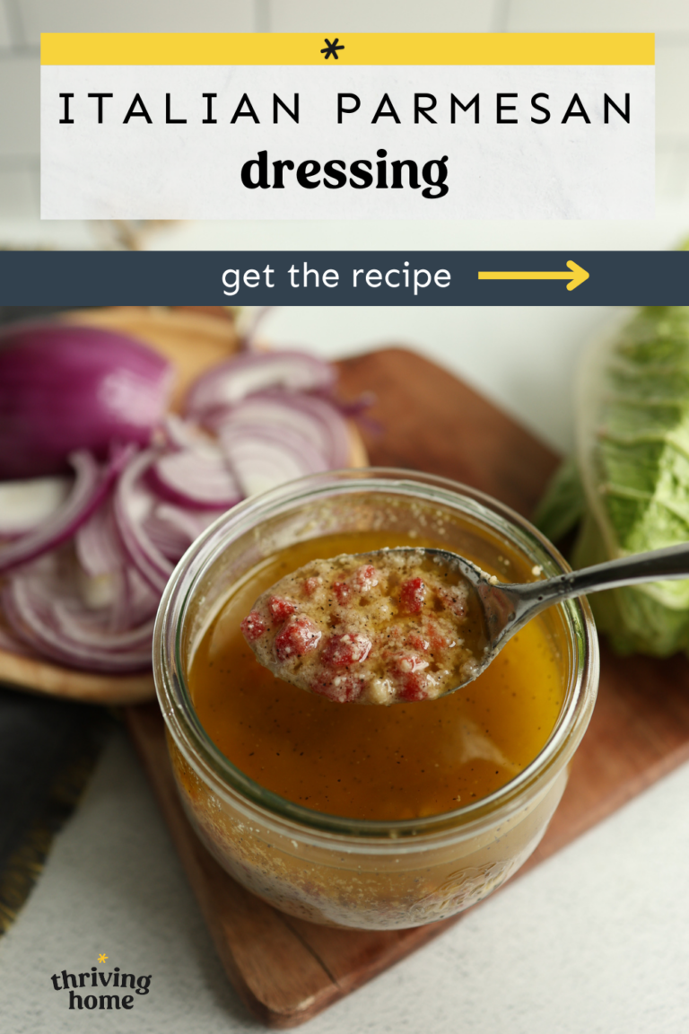 Italian Parmesan Dressing - Thriving Home