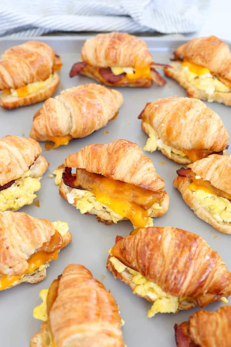 Croissant Breakfast Sandwiches (Only 4 Ingredients!)
